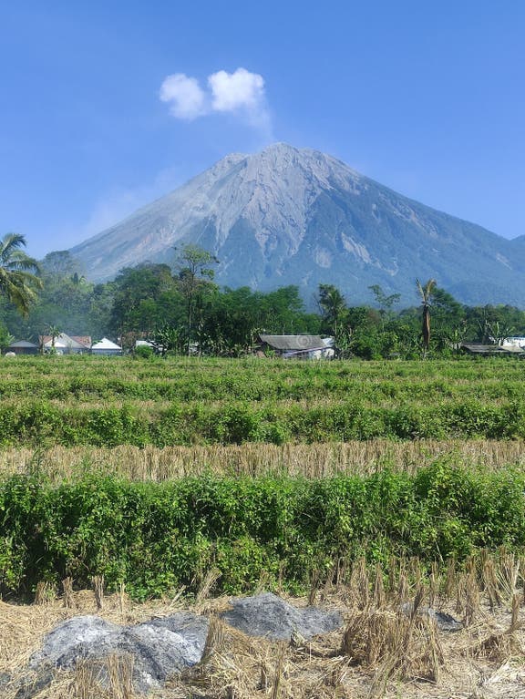 Mount Semeru, the Highest Mountain on the Island of Java, Indonesia ...