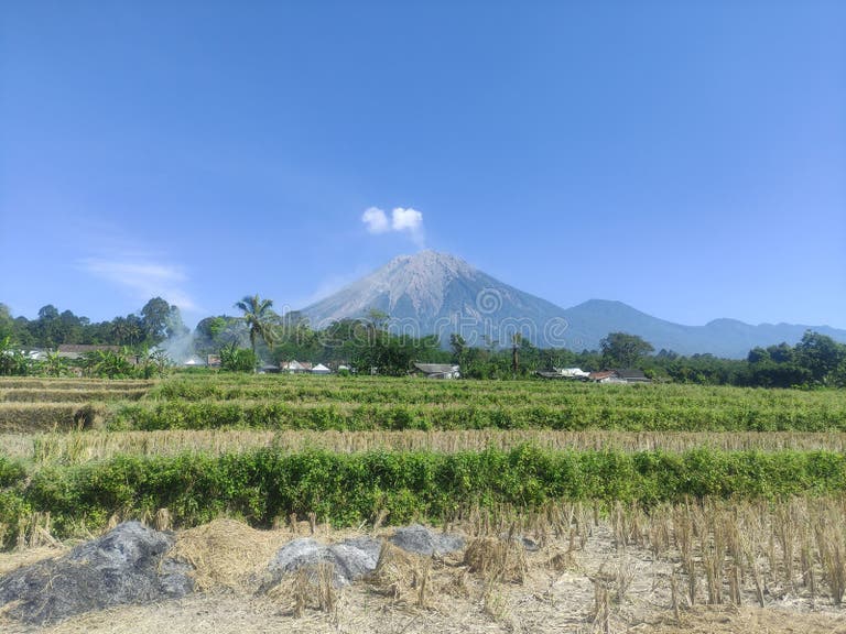 Mount Semeru, the Highest Mountain on the Island of Java, Indonesia ...