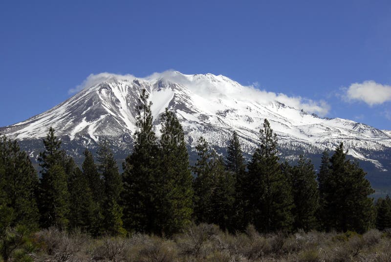 Mount Shasta stock photo. Image of tourism, spring, shasta - 2251502