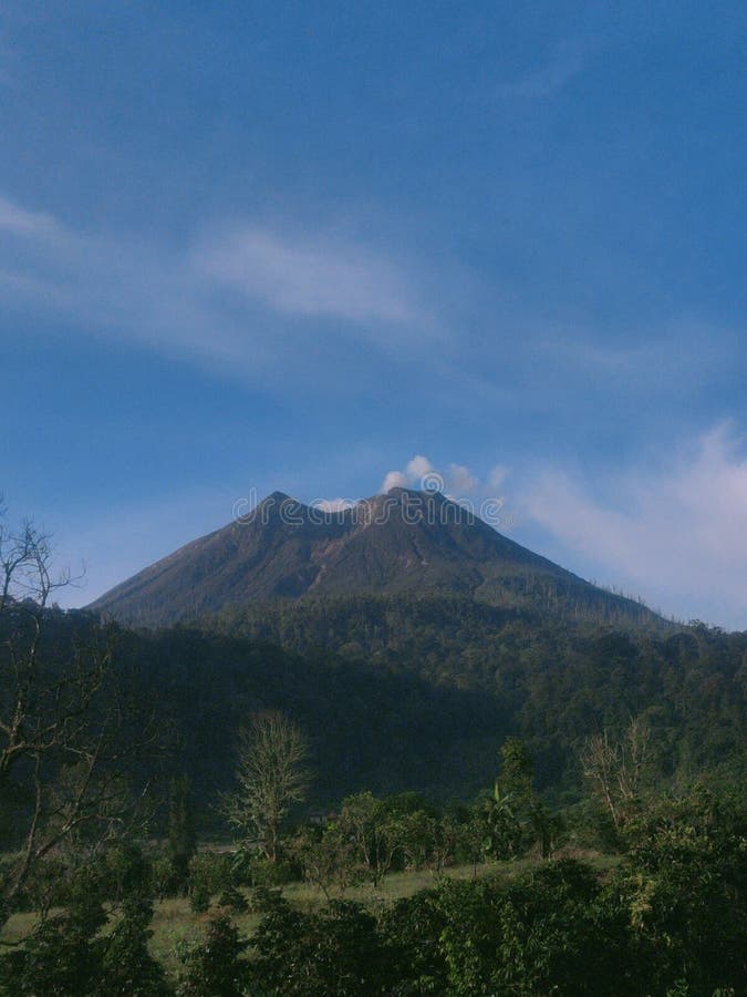 Mount Sinabung in North Sumatra, Indonesia Stock Image - Image of north ...