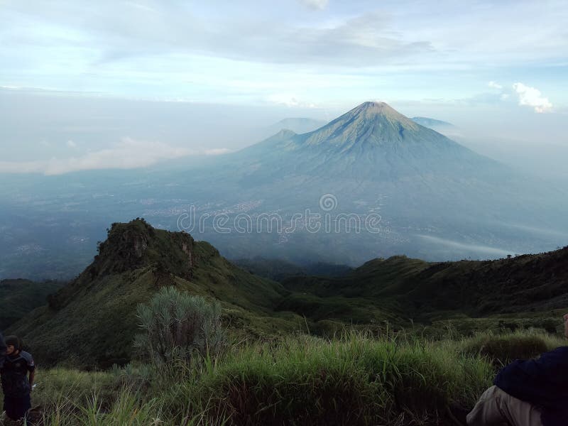 Mount Sindoro stock photo. Image of sumbing, taking - 280474914