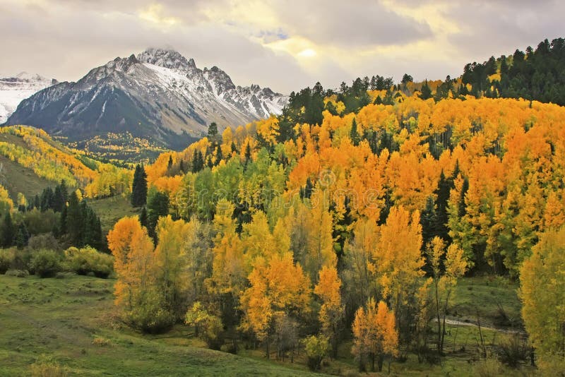 Mount Sneffels Range, Colorado Stock Image - Image of country, peak ...