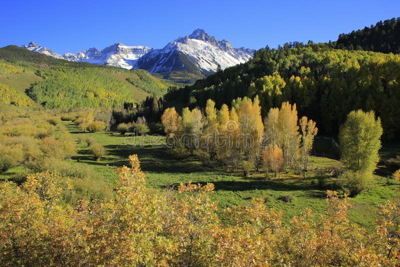Mount Sneffels, Uncompahgre National Forest, Colorado Stock Photo ...