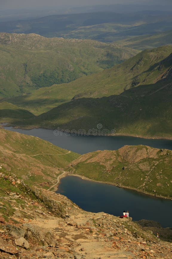Mount Snowdon stock photo. Image of green, climb, lakes - 13024178