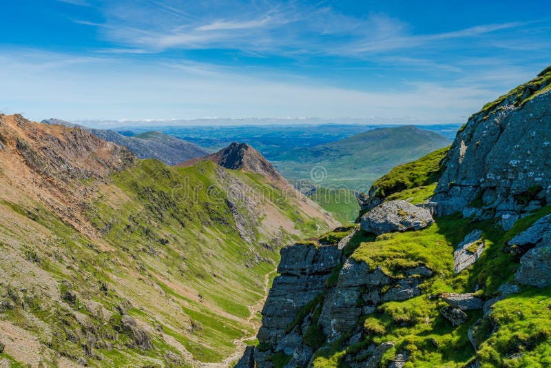 Mount Snowdon, Wales stock image. Image of hiker, nature - 252524985