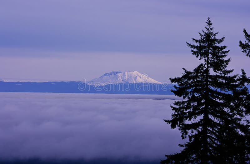 Mount St Helen S, Still an Active Volcano. Stock Photo - Image of ...