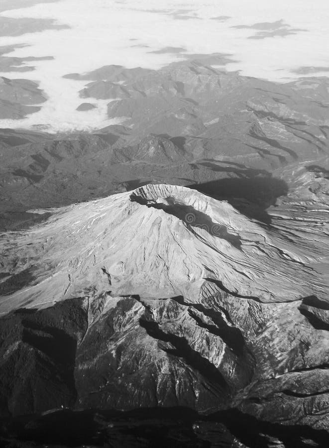 Mt. St. Helens Eruption stock illustration. Illustration of digital - 14390761