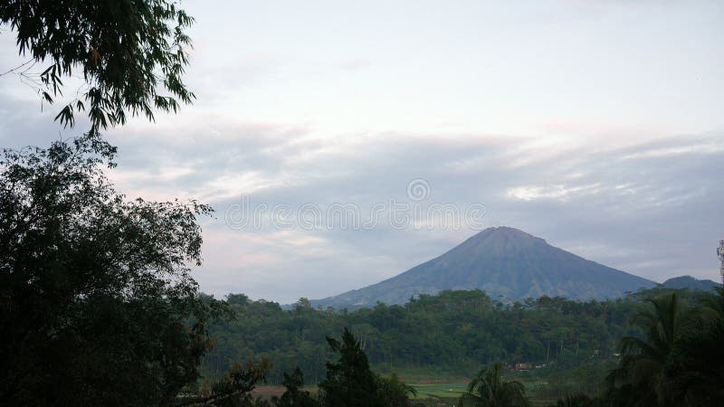 Mount sumbing view stock photo. Image of mountain, view - 111604184