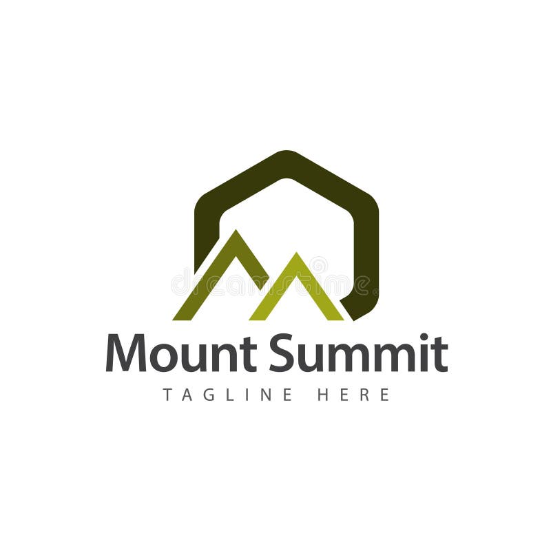 Mount Summit Logo Vector Template Design Illustration Stock Vector ...