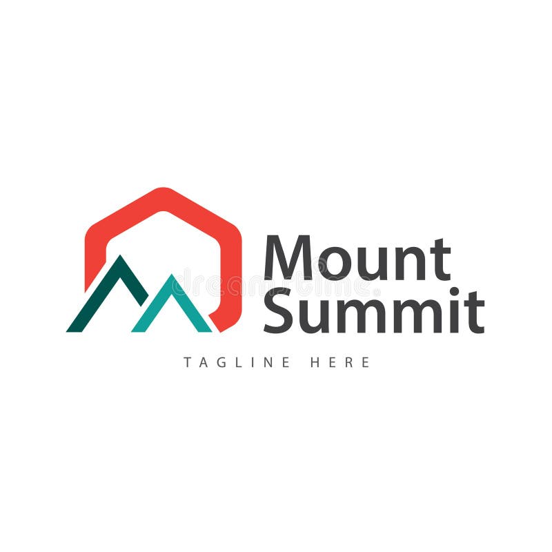 Mount Summit Logo Vector Template Design Illustration Stock Vector ...