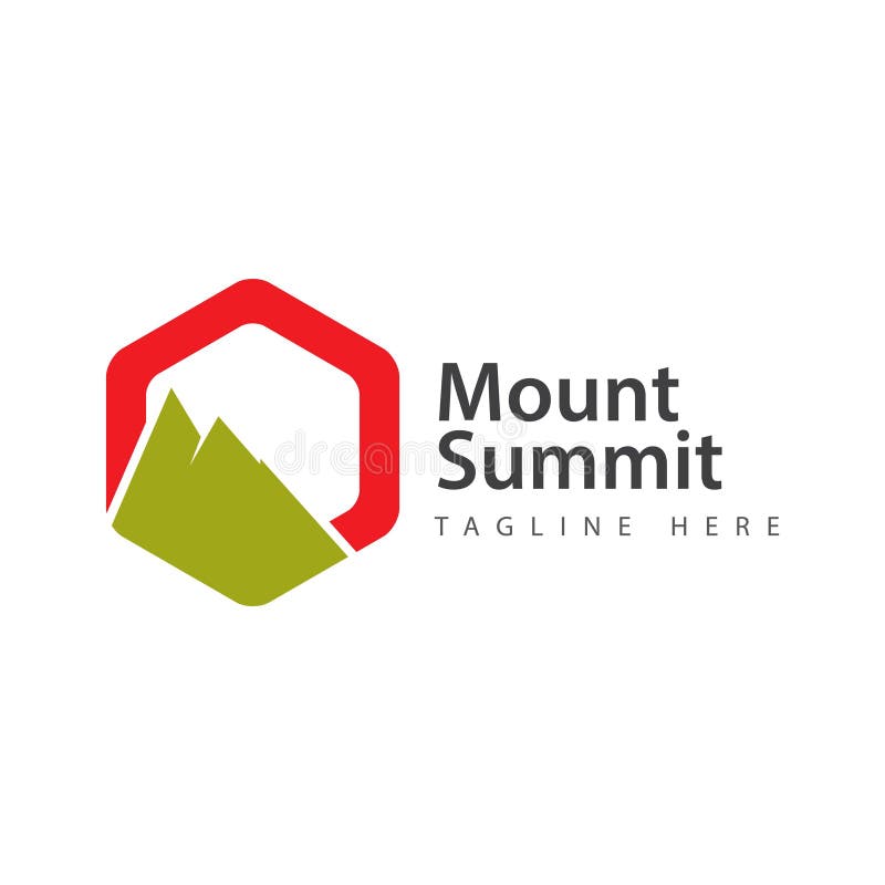 Mount Summit Logo Vector Template Design Illustration Stock Vector ...