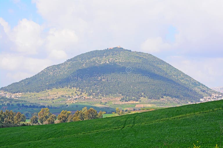 Mount Tabor , Israel stock photo. Image of horizontal - 73355784