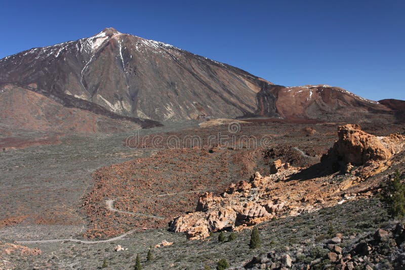 Mount Teide stock photo. Image of walk, canary, peak - 19044544