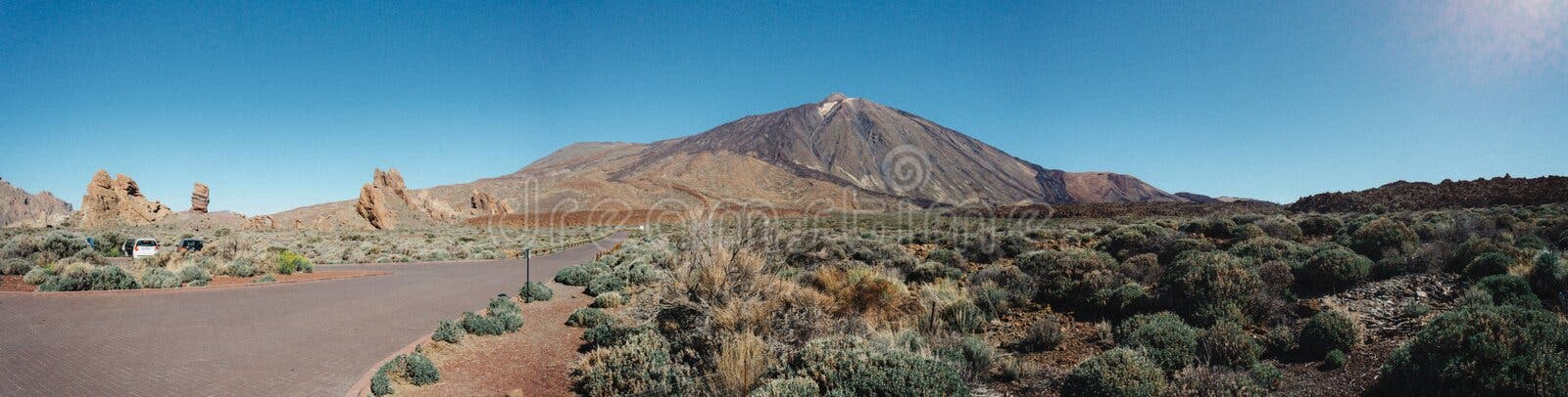 Teide - Panoramic View on Mount Guajara Seen from Minas De San Jose in ...