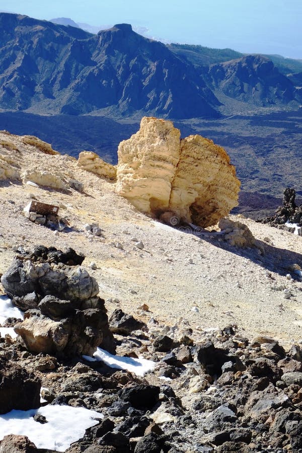 Mount Teide Volcanic Crater Stock Photo - Image of coast, tenerife ...