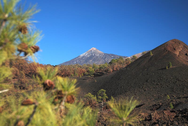 Mount Teide the Volcano on Tenerife Stock Photo - Image of skies, mount ...