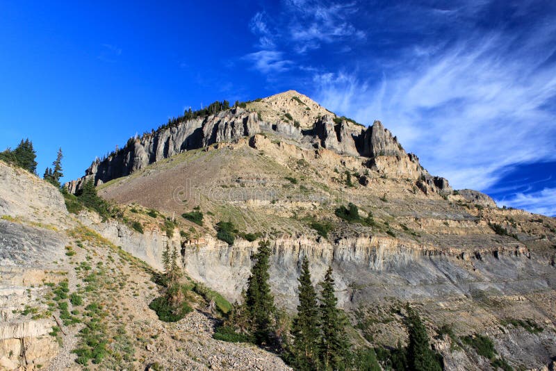 Mount Timpanogos stock photo. Image of trek, wilderness - 32998008