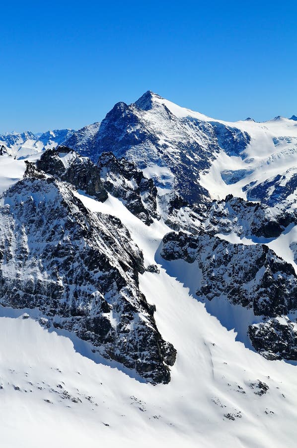 Mount Titlis stock image. Image of blue, cliff, switzerland - 58198315