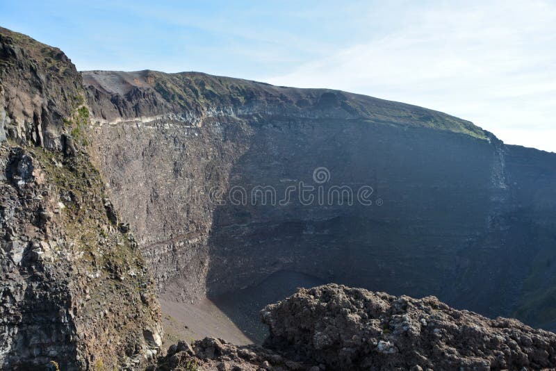 Mount Vesuvius the Famous Vulcano Stock Photo - Image of footpath ...