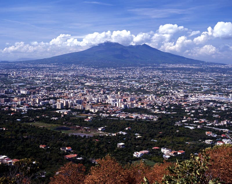Mount Vesuvius, Near Naples, Italy. Stock Image - Image of vesuvius ...