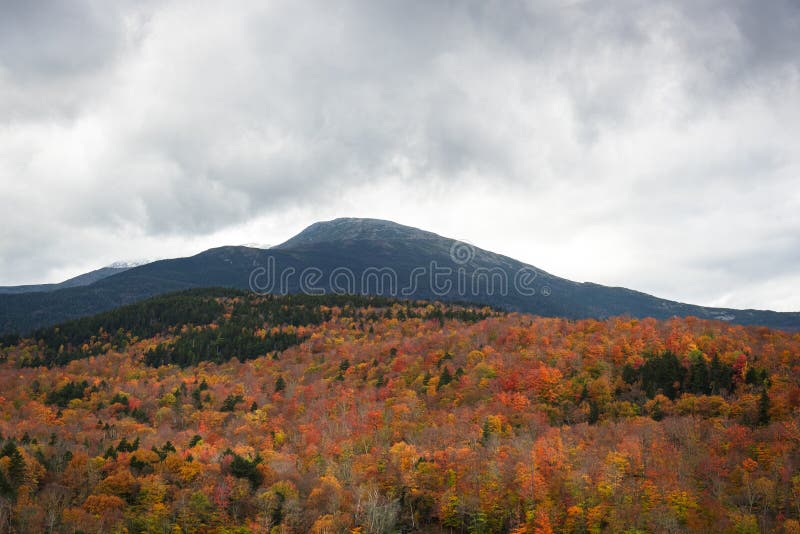 Mount Washington in the White Mountains during Fall Stock Image - Image ...