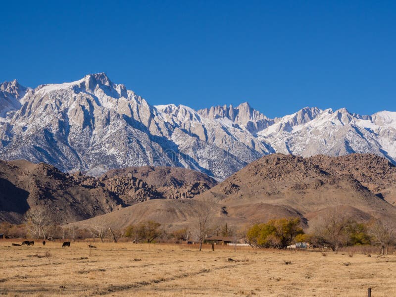 Mount Whitney stock photo. Image of highest, tallest - 37699466