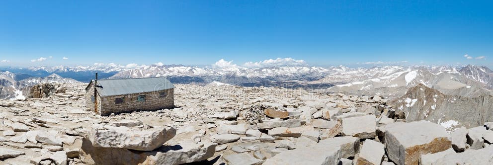 Mount Whitney Summit Panorama Stock Photo - Image of america, national ...