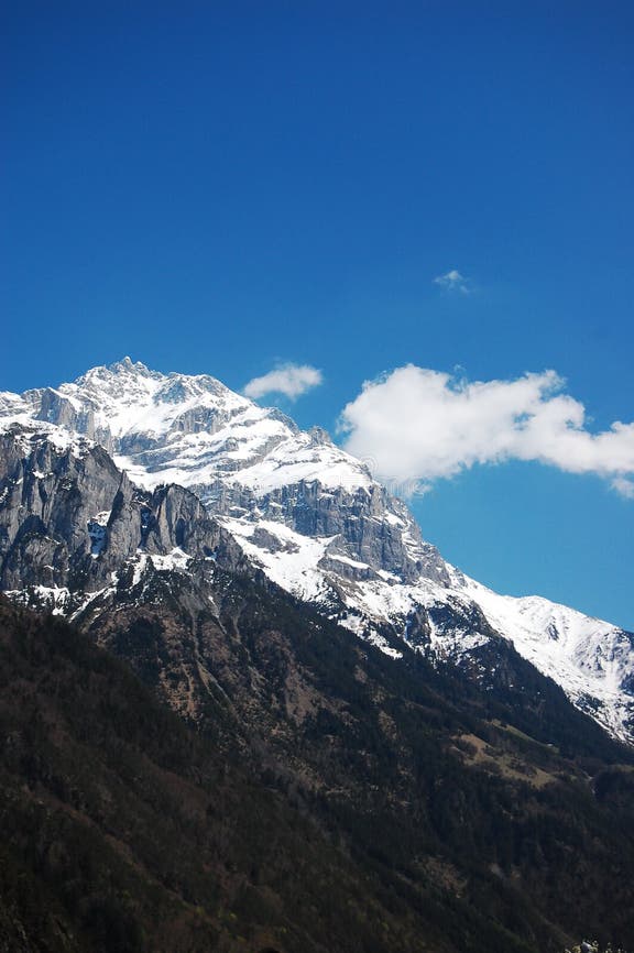 Mountain stock image. Image of lofty, blue, greatness - 12682343