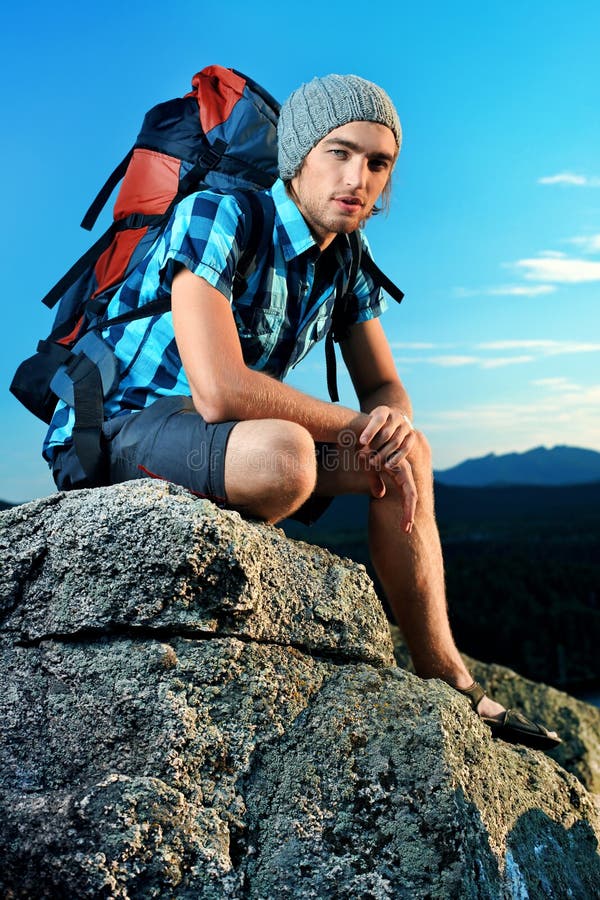 Adventure man stock image. Image of activity, outdoor - 34104635