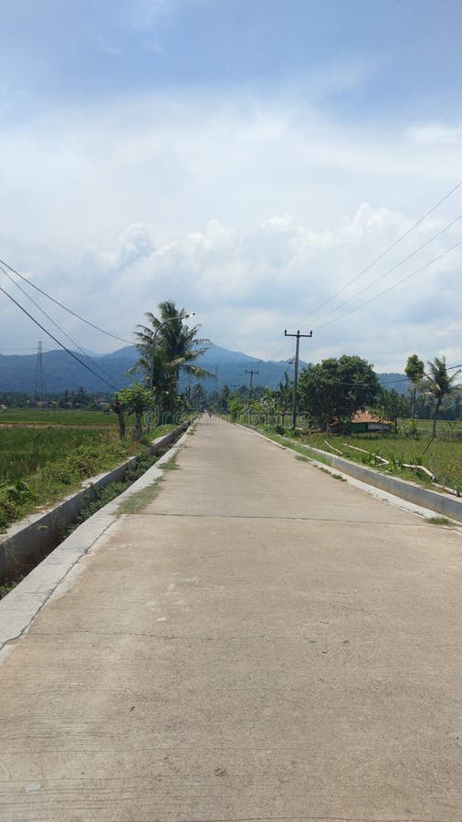 Mountain in Anyer stock image. Image of waterway, freeway - 259754571