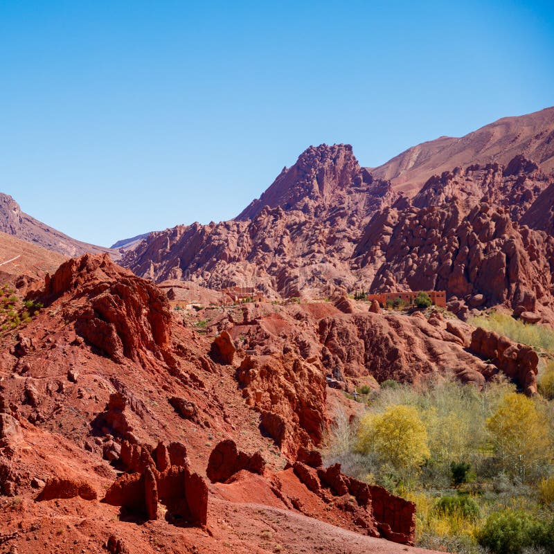Mountain Atlas in Morocco stock image. Image of africa - 272360297