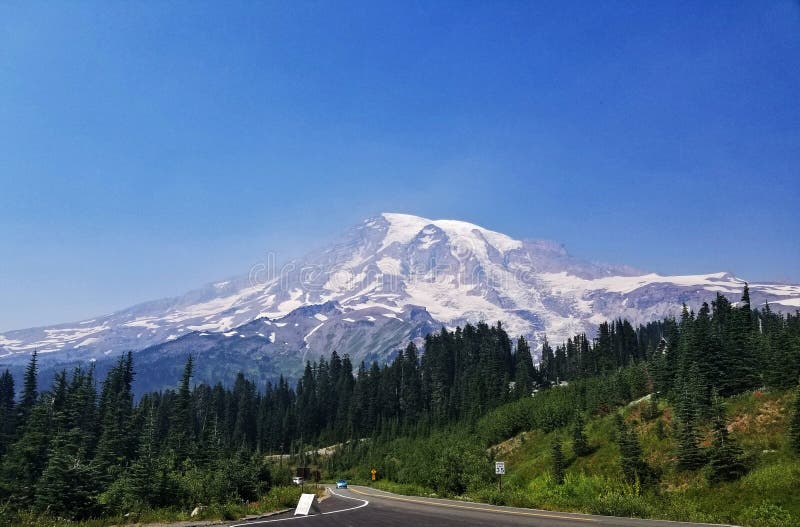 Mt. Rainier National Park stock image. Image of mountain - 125393423