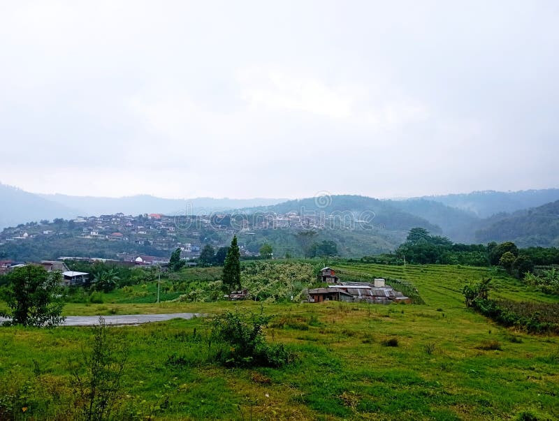 Mountain in Batu City Very Beautiful Stock Image - Image of city ...