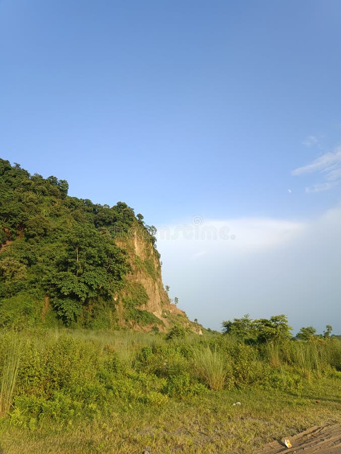 The Mountain of Bhairabkunda with Tallest Trees. Stock Photo - Image of ...