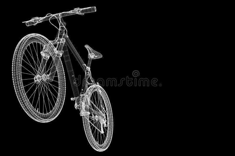Mountain Bicycle stock illustration. Illustration of frame - 41774951
