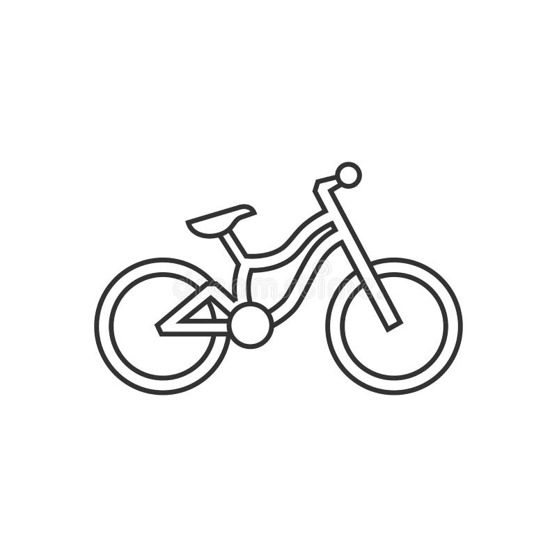 Outline Icon - Mountain Bike Stock Vector - Illustration of extreme ... Outline Icon - Mountain Bike Stock Vector - Illustration of extreme ...