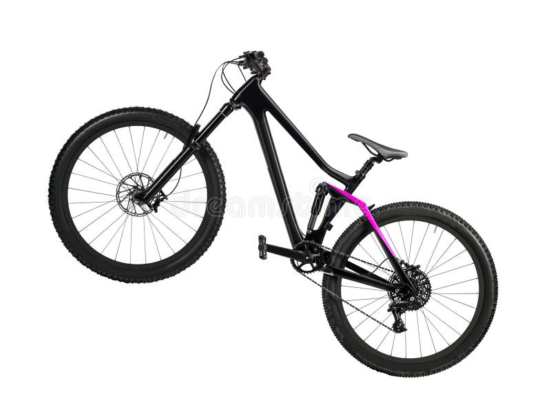 Mountain Bike Isolated on White Stock Image - Image of country, riding ...