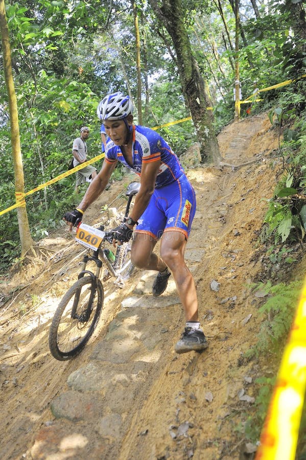 Mountain Bike Racer editorial stock photo. Image of leisure - 7281868