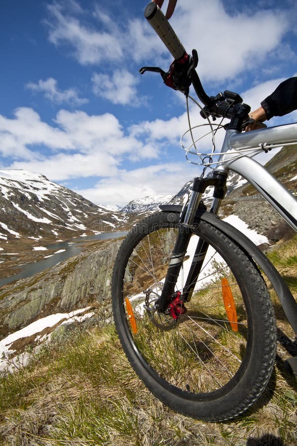 Mountain bike rider view stock photo. Image of summer - 20320862