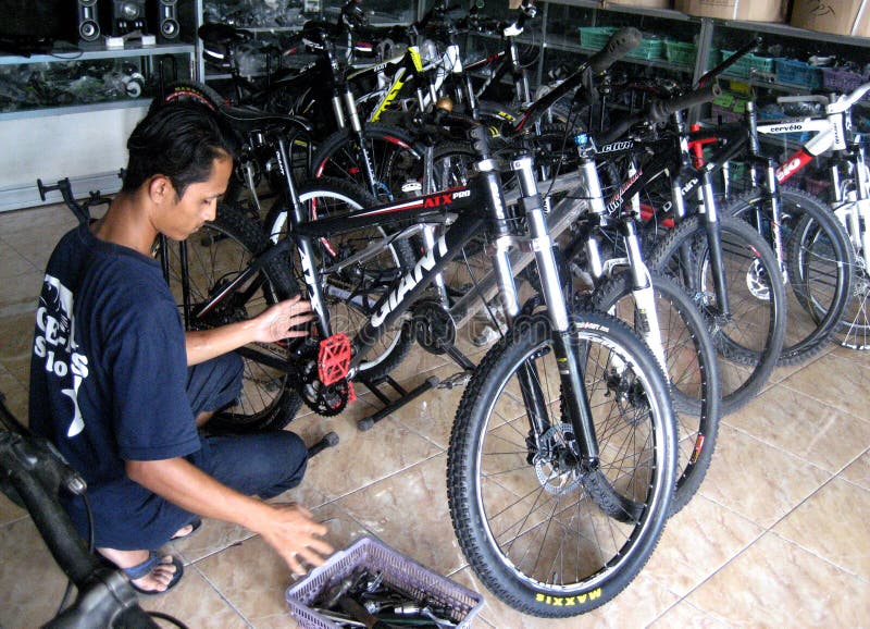 Mountain bike editorial photo. Image of indonesia, java - 66772481