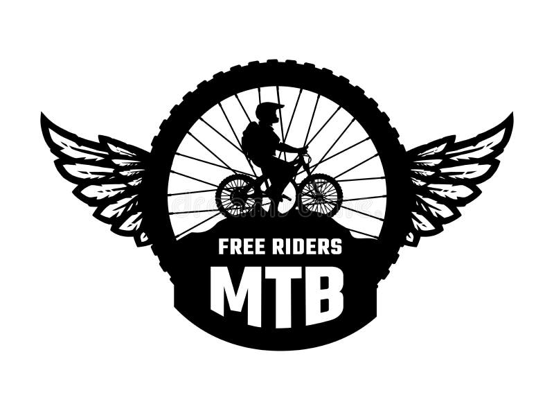 Mountainbike Symbol Premium Vector | Mountain Bike Logo Vector Symbol