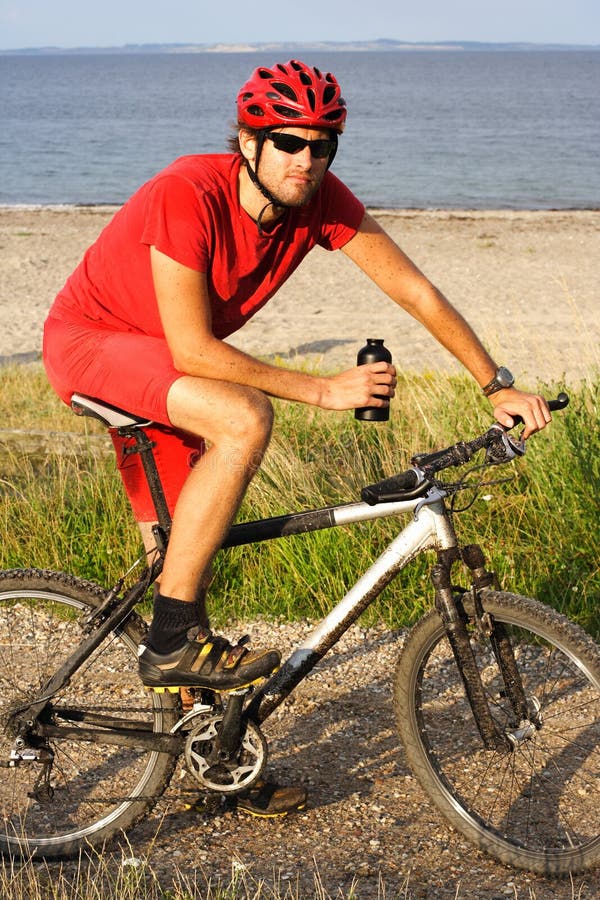 Mountain biking man stock image. Image of leisure, cycling - 10619659