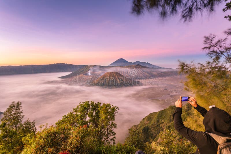 Mountain Bromo at East Java Indonesia Editorial Photography - Image of ...