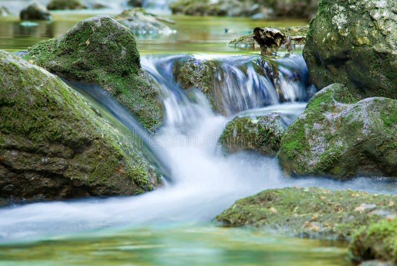 Mountain brook stock photo. Image of spring, rapid, bright - 7399336