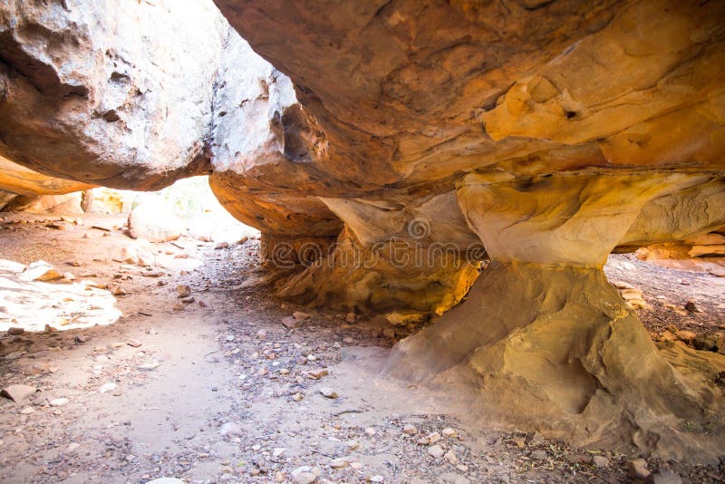 Interesting Rock Formation in Mountains, Cave. Stock Photo - Image of ...