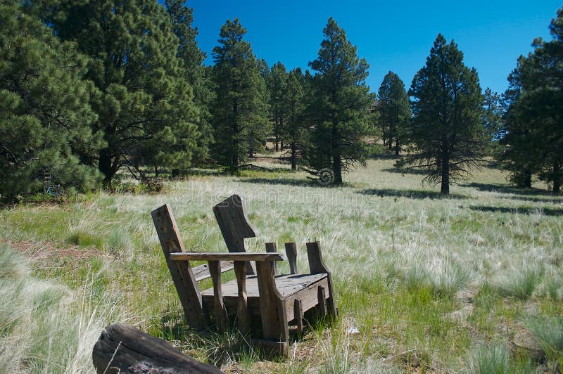 Mountain chair stock photo. Image of chair, nature, pine - 942588