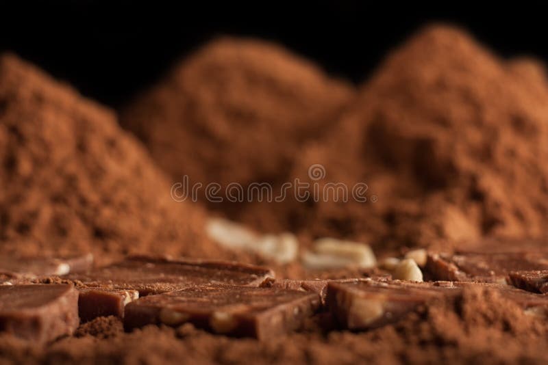 Mountain of chocolate stock photo. Image of gourmet, nutritious - 83043798