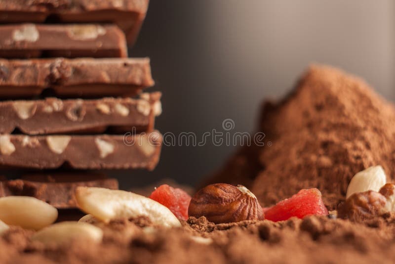 Mountain of chocolate stock image. Image of chocolate - 83492113