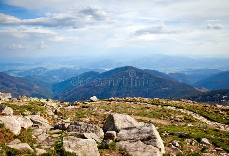 From Mountain Chopok in Low Tatras Stock Image - Image of tatras, bush ...