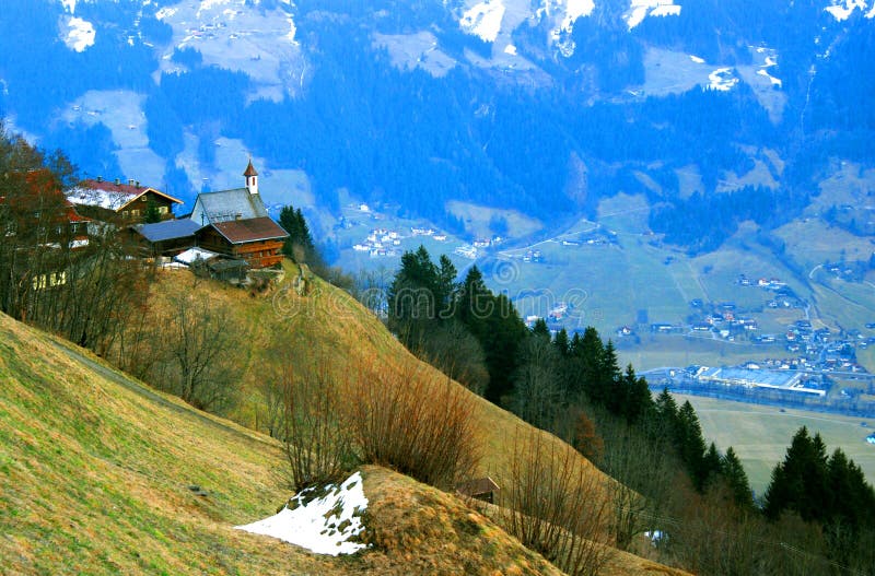 Mountain church stock photo. Image of church, distant - 4626304